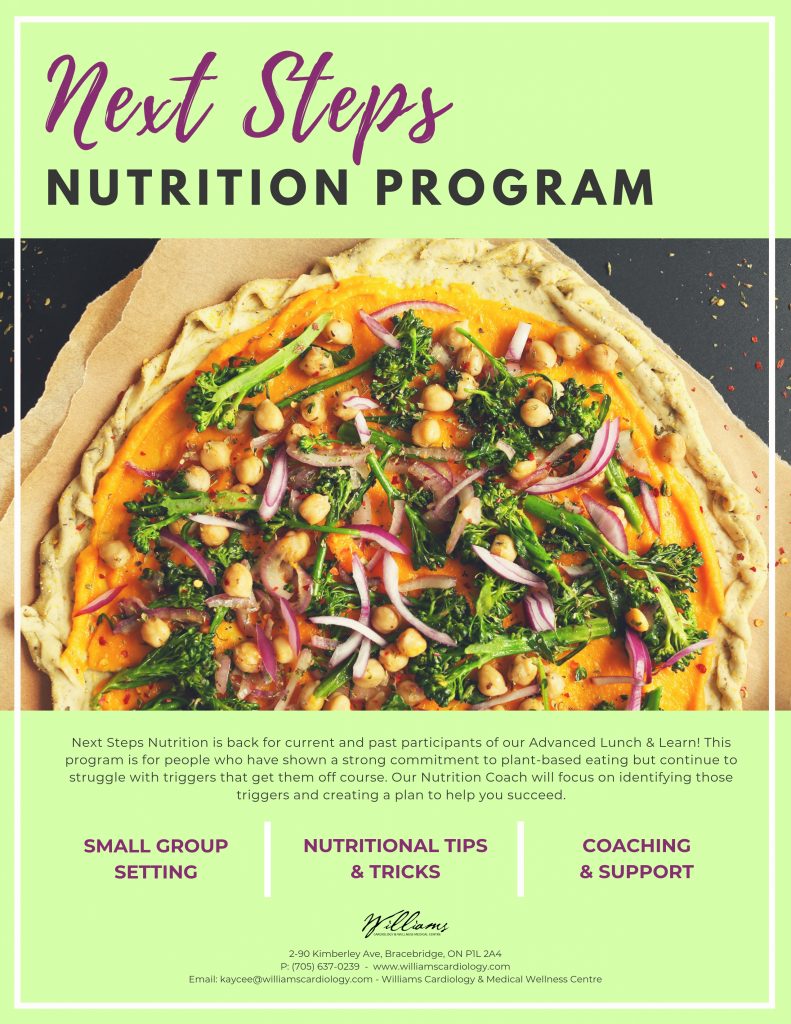 Next Steps Nutrition Program – Williams Cardiology & Wellness Medical ...